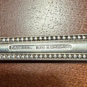 Dining | A J Jordan By R Wallace Silver Pat 1899 1835 Silverplate ...